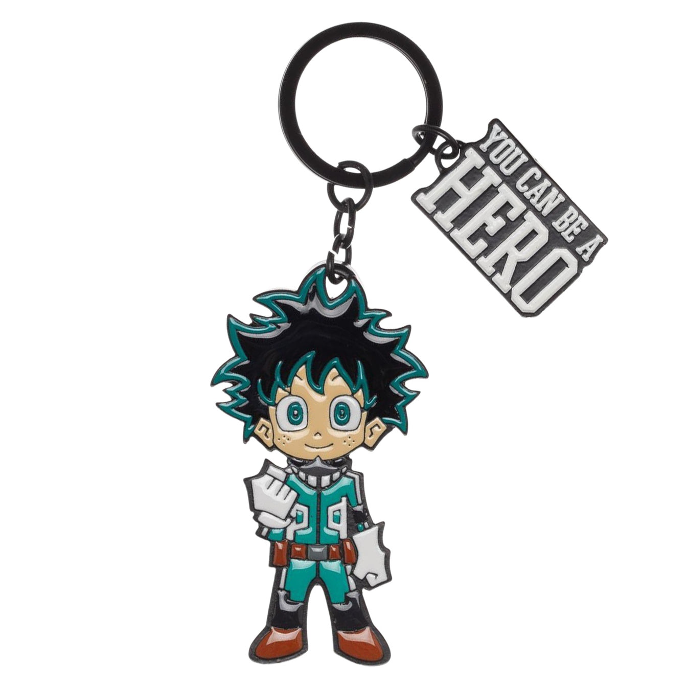 My Hero Academia Deku Metal Keychain by Bioworld – Merch Moguls